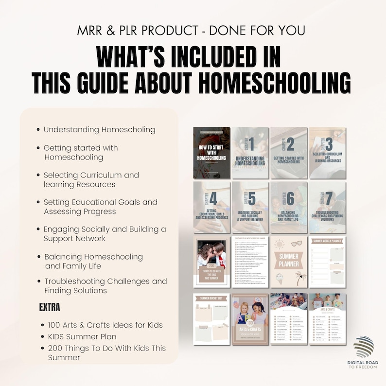How to Start With Homeschooling | PLR & Master Resell Rights| Kids ...