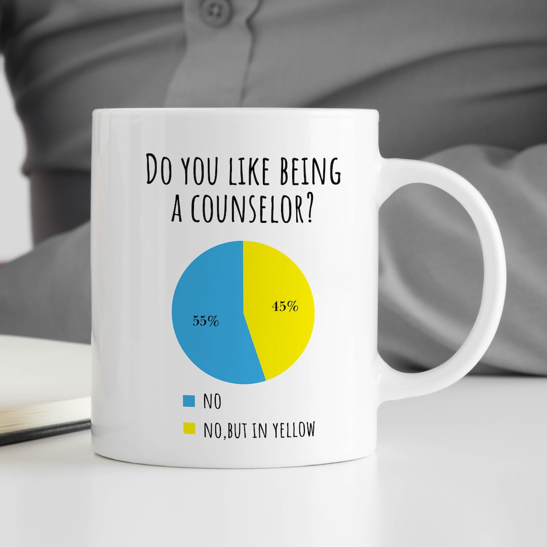Counselor Meme Mug, Pie Chart, Gift for Therapist, Thank You Gift, BCBA ...