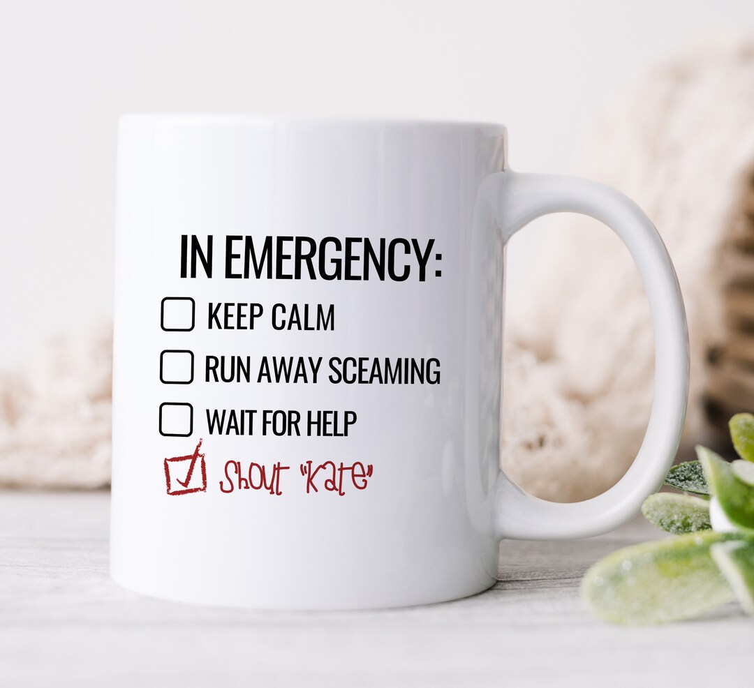Custom CSR Emergency Mug Personalized Gift for Customer - Etsy