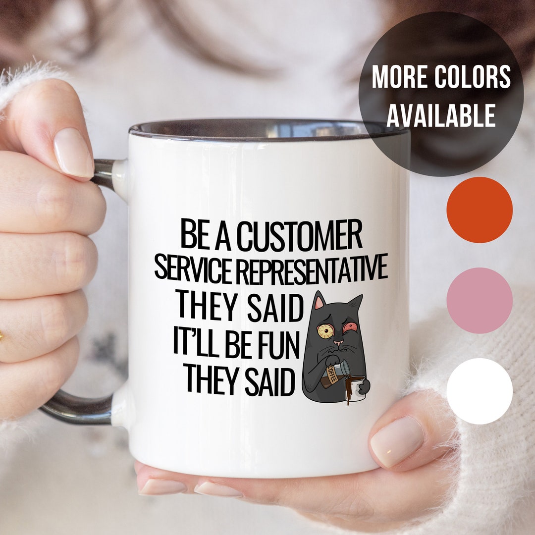 CSR Meme Mug, It'll Be Fun They Said, for Customer Service Rep, Job ...