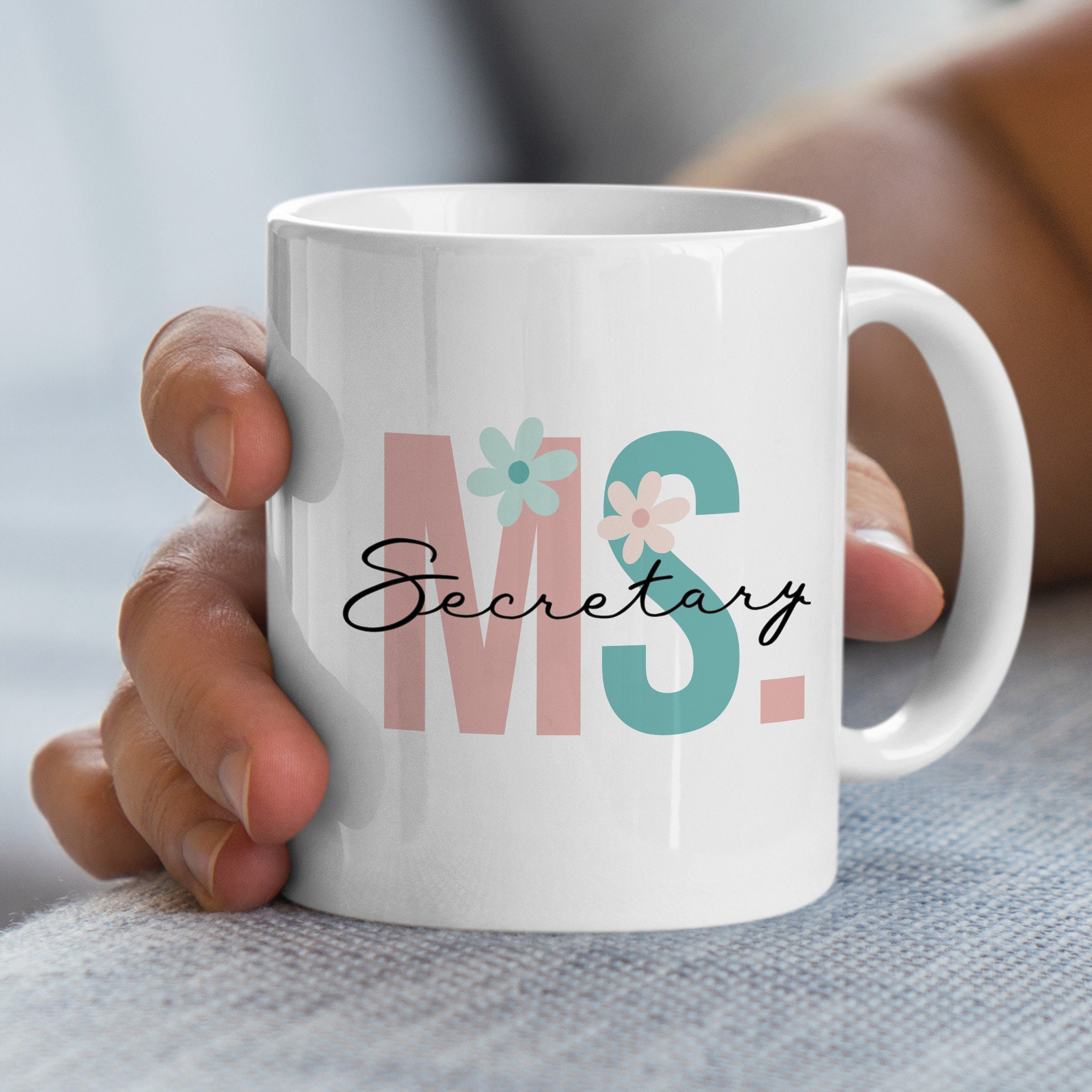 Personalized Initials, Secretary Mug, Custom Gift for Assistant ...