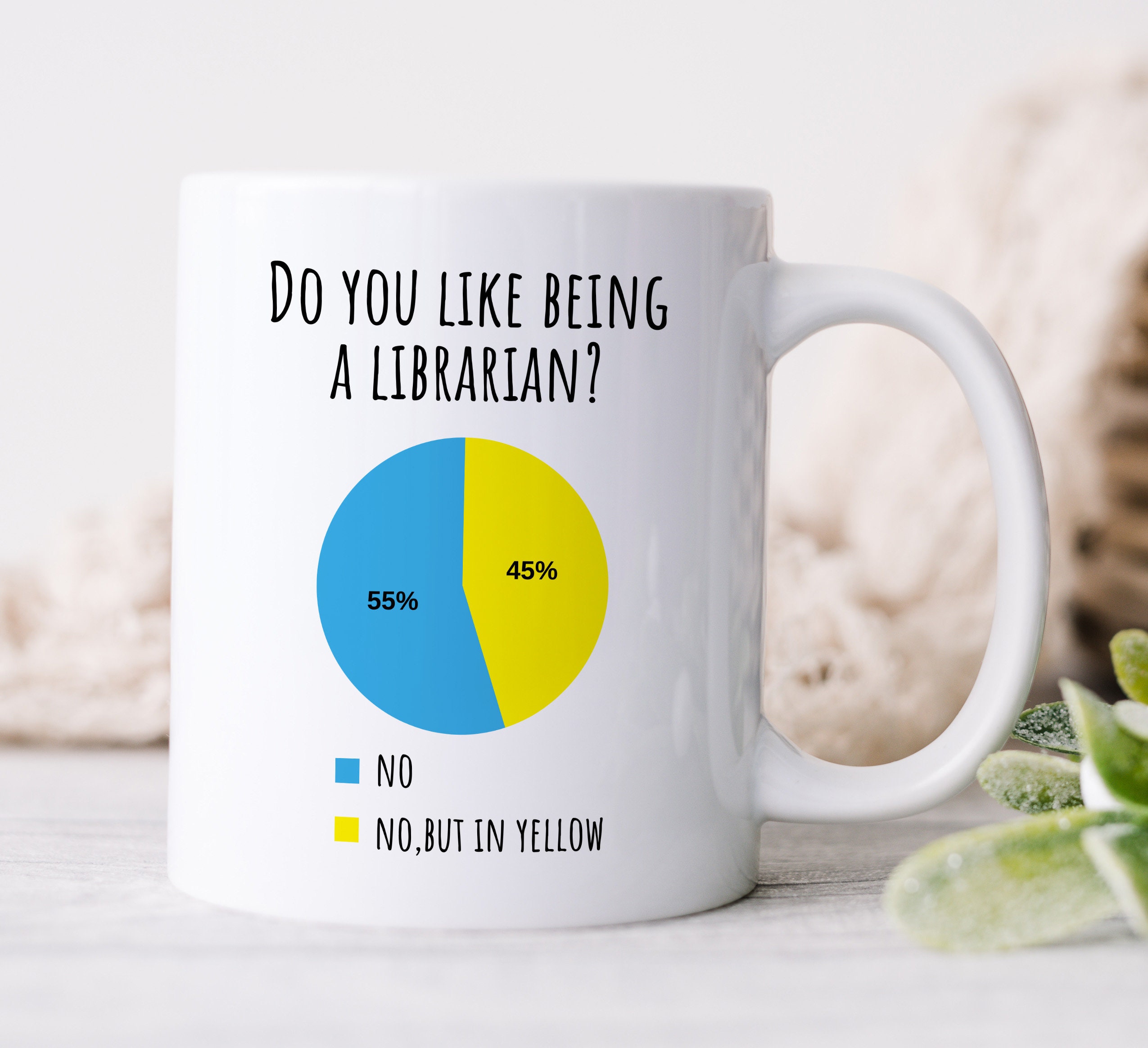 Funny Pie Chart Meme Mug for Librarians for Library Staff - Etsy
