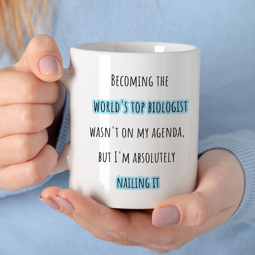 World's Top Biologist, Mug for Future Bio Graduate, Becoming Science ...