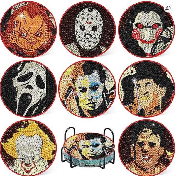 Diamond Dot Coasters - Etsy