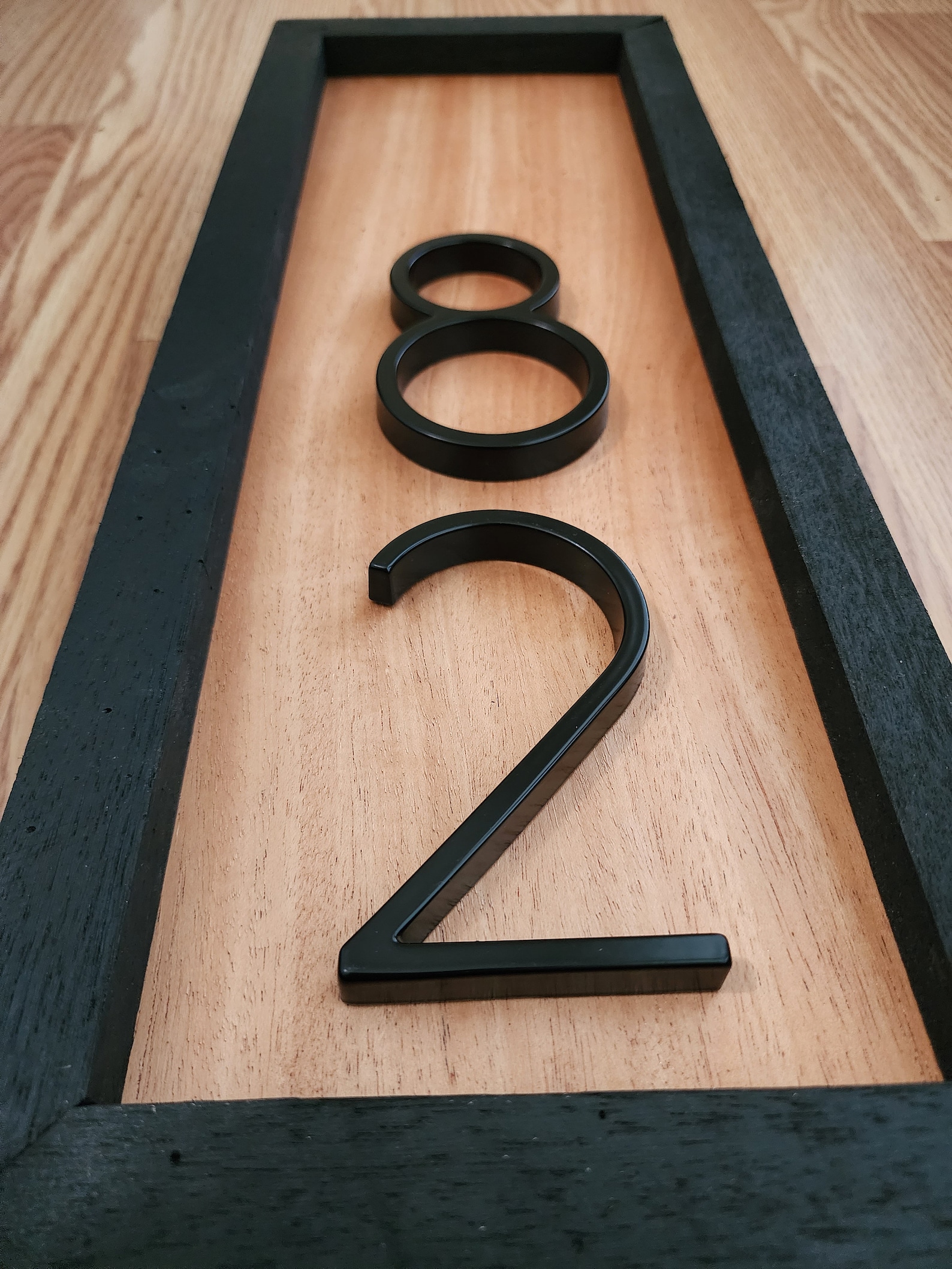 Vertical Home Address Gift Rustic Outdoor Sign Custom Wood Address ...