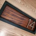 Custom Wood Address Sign Horizontal House Number Sign Indoor Décor ...