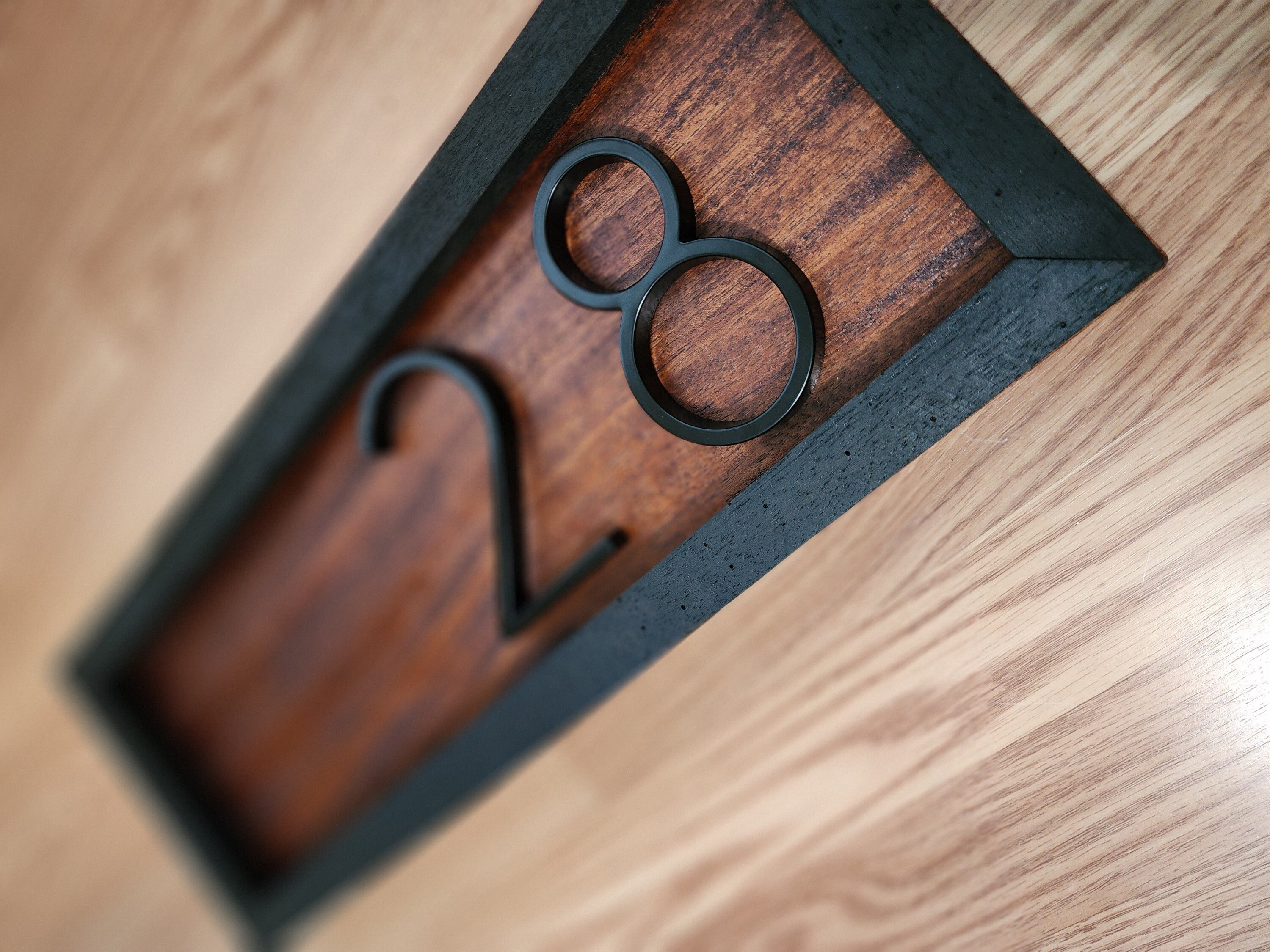 Custom Wood Address Sign Horizontal House Number Sign Indoor Décor ...