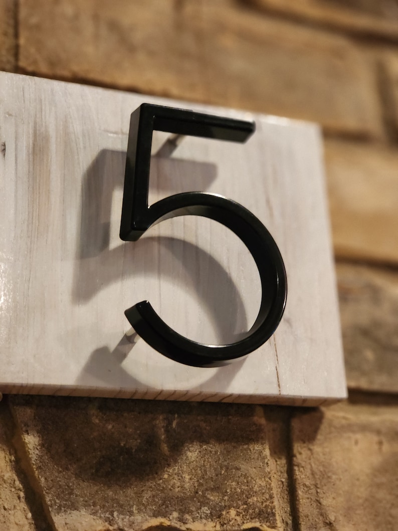 Vertical Home Address Gift Rustic Outdoor Sign Custom Wood Address ...