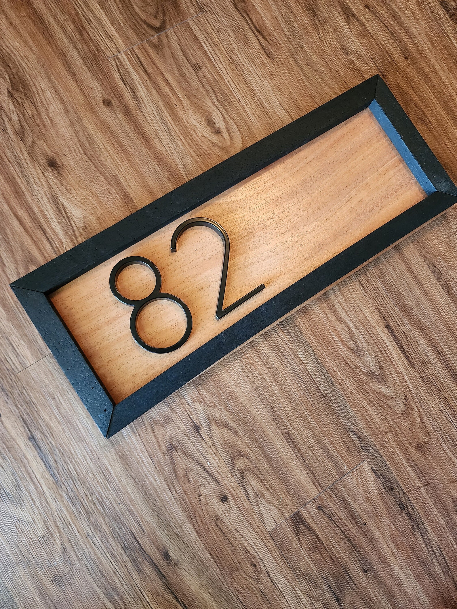 Custom Wood Address Sign Horizontal House Number Sign Indoor Décor ...