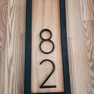 Vertical Home Address Gift Rustic Outdoor Sign Custom Wood Address ...