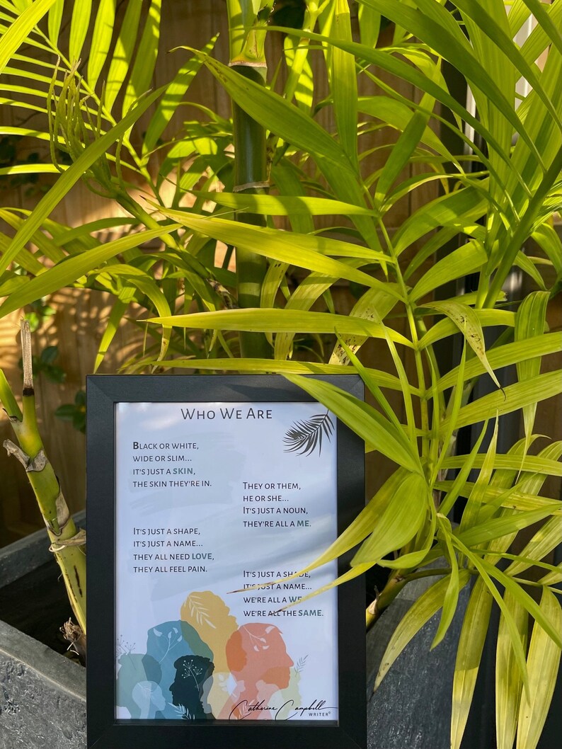 Who We Are, A Poem About Inclusion, 5x7 or 8x10 Print, Catherine ...