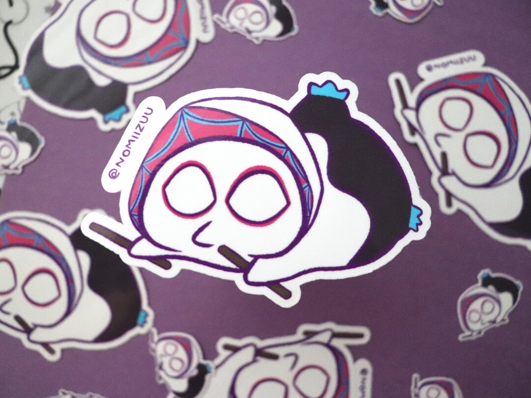 Across the Spiderverse Spider Guin Die Cut Individual Vinyl Sticker - Etsy