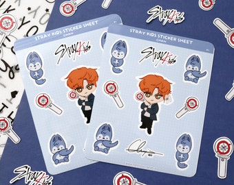 Stray Kids Bangchan Skzoo Wolf Chan Sticker / Kpop Sticker / Laminated Sticker/ Skz ...