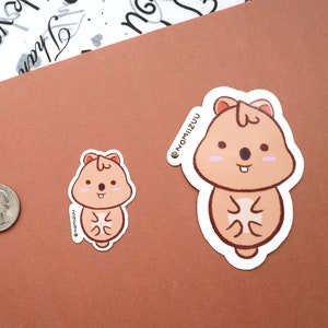 SKZOO Han Quokka KPOP Stray Kids SKZ Die Cut Individual Vinyl Sticker ...