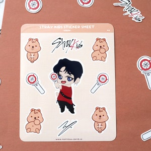 SKZ Stray Kids SKZOO Han Vinyl Sticker Sheet - Etsy