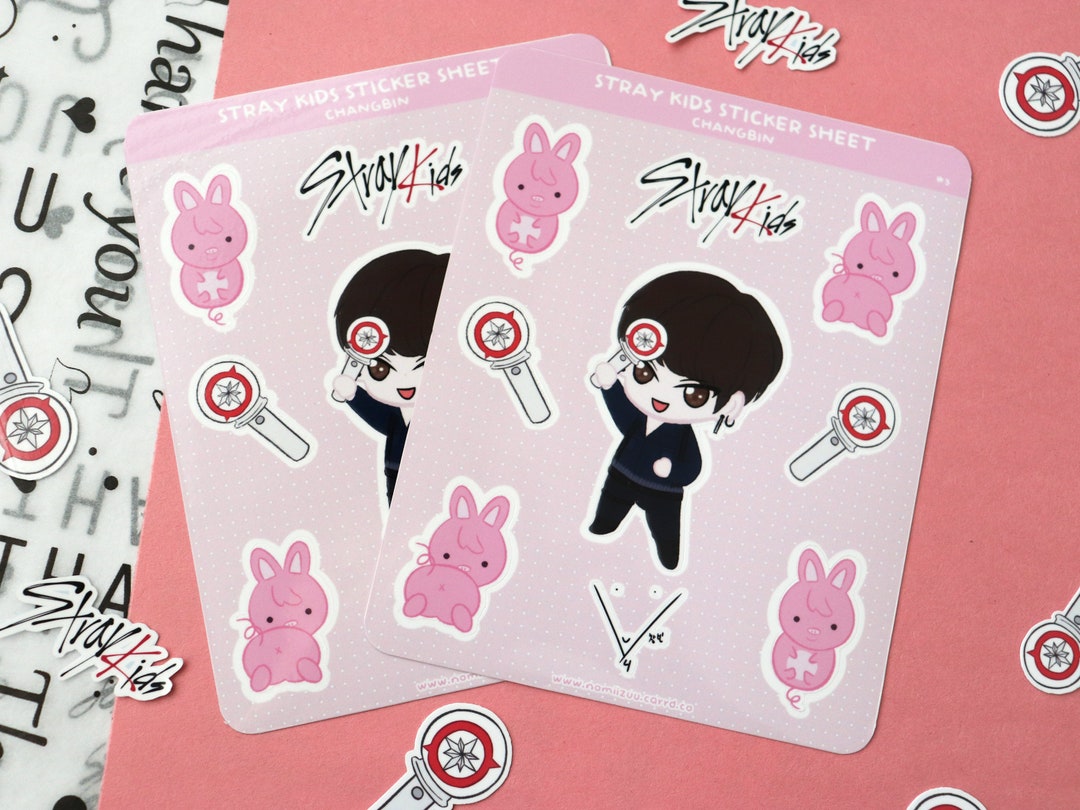 SKZ Stray Kids SKZOO Changbin Vinyl Sticker Sheet - Etsy