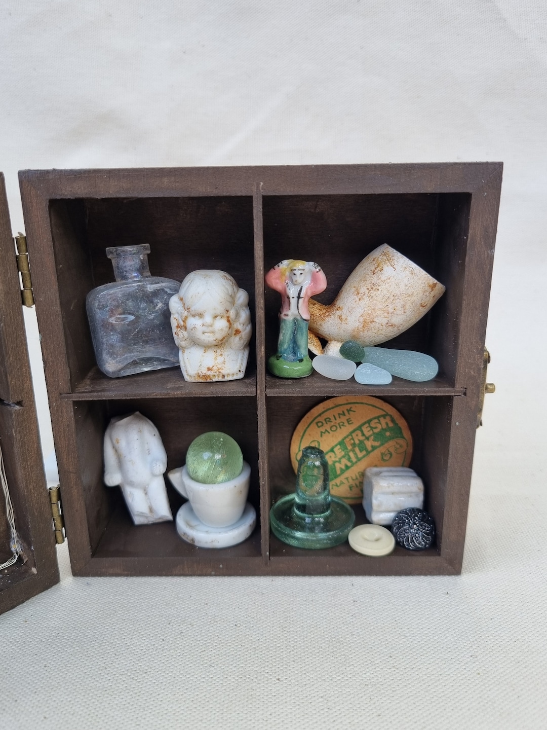 Mini Light up Display Cabinet contents Included - Etsy