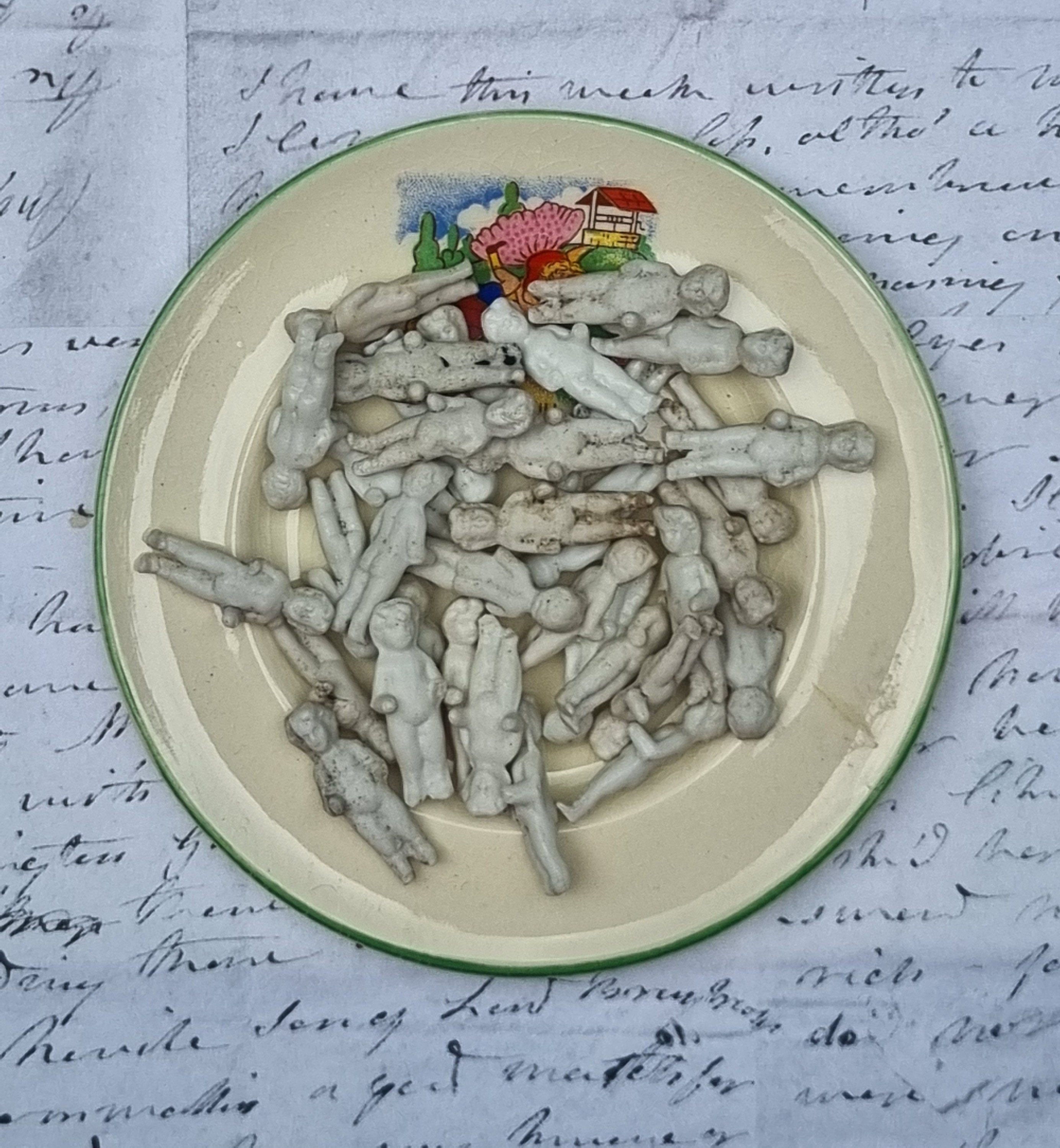 Teeny Tiny Pudding Dolls/frozen Charlotte (with Slight Damage) - Etsy UK