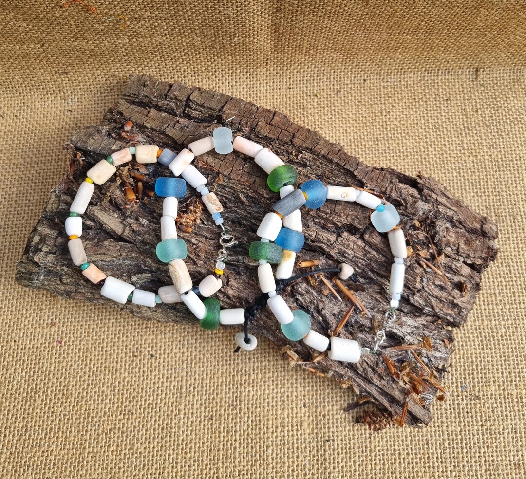 Handmade Rustic Bracelets With Pipe Stem Beads - Etsy UK