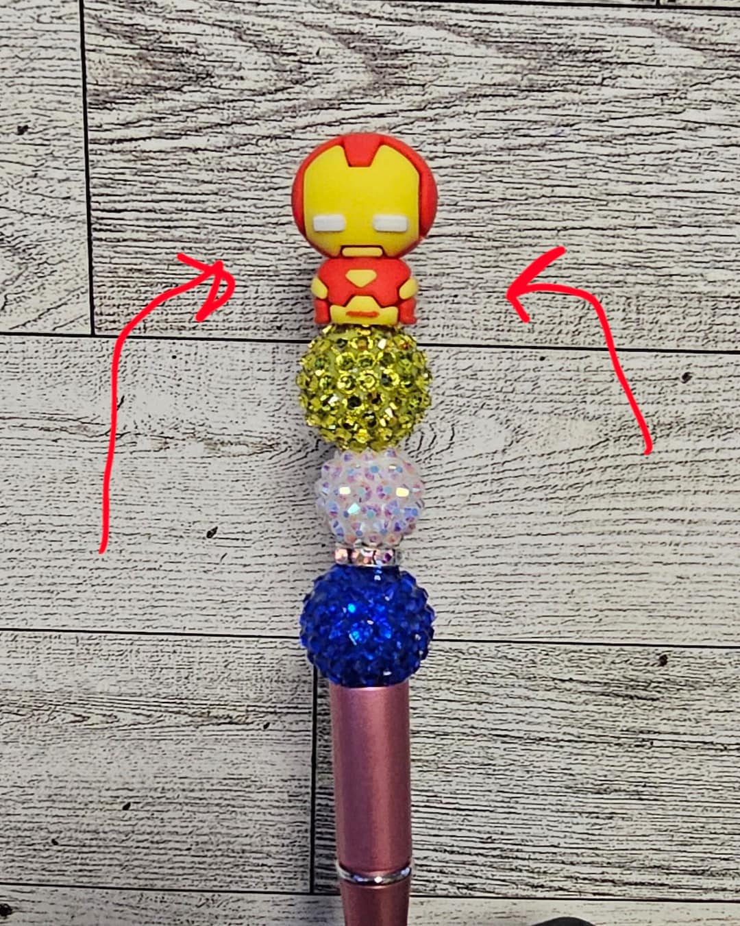 5 Ct. Pen Topper for Beadable Pens - Etsy