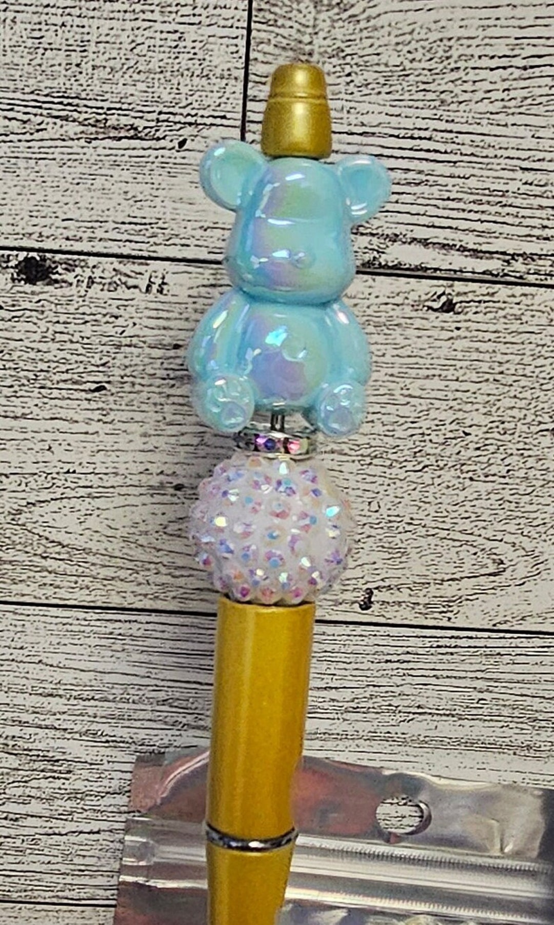 Acrylic Shinny Bear Shaped Beads - Etsy