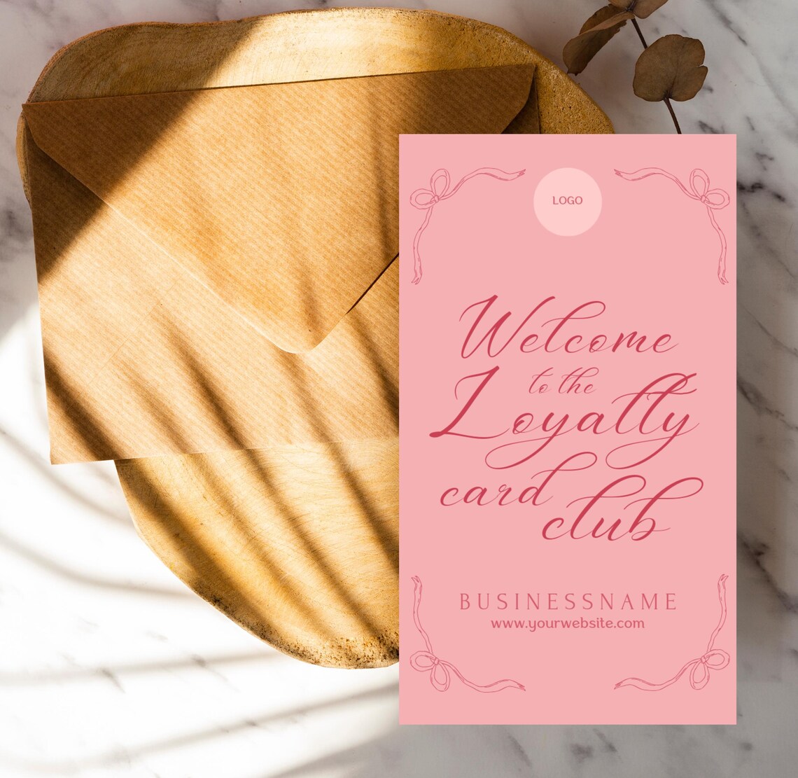 Editable Loyalty Card Template, Printable Customer Rewards, Canva ...