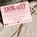 Small Business Coupon Card Template, Editable Discount Gift Card ...