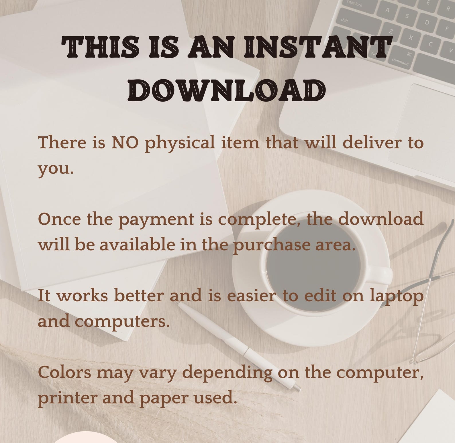 Thank You Card Template, Printable Receipt Form Design, Editable Modern ...