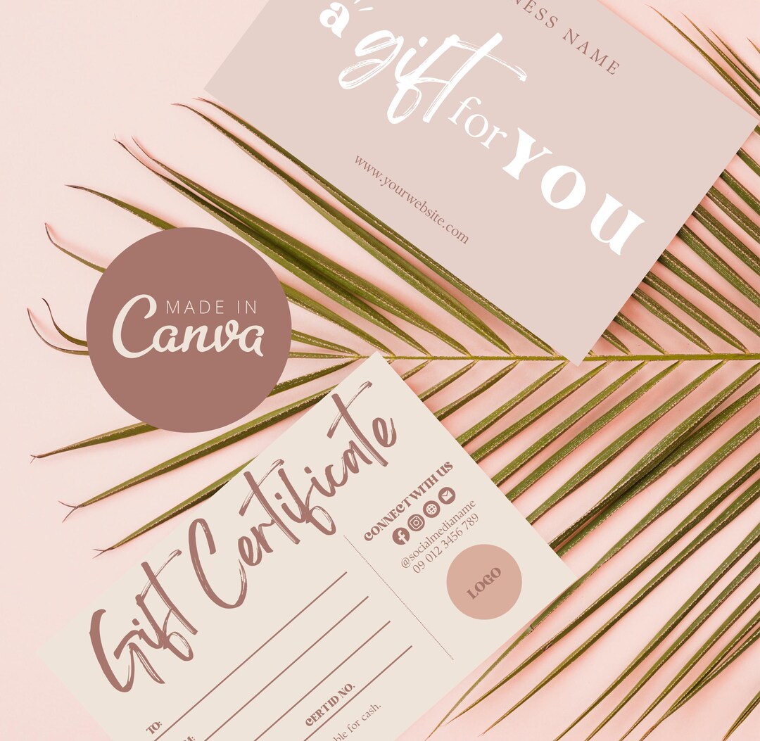 Modèle de chèque-cadeau, chèque-cadeau d'entreprise moderne modifiable ...