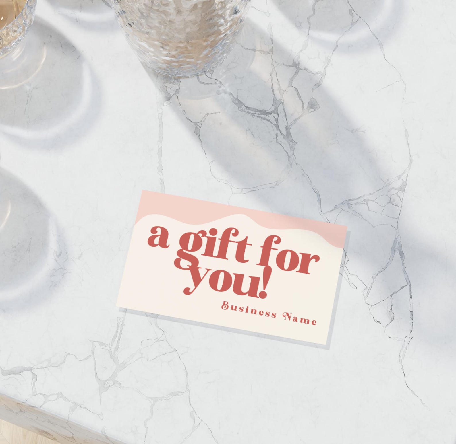 Retro Customer Coupon Card, Client Discount Card for Small Business ...