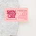 Coupon Card Template, Editable Retro Pink Gift Voucher Design ...