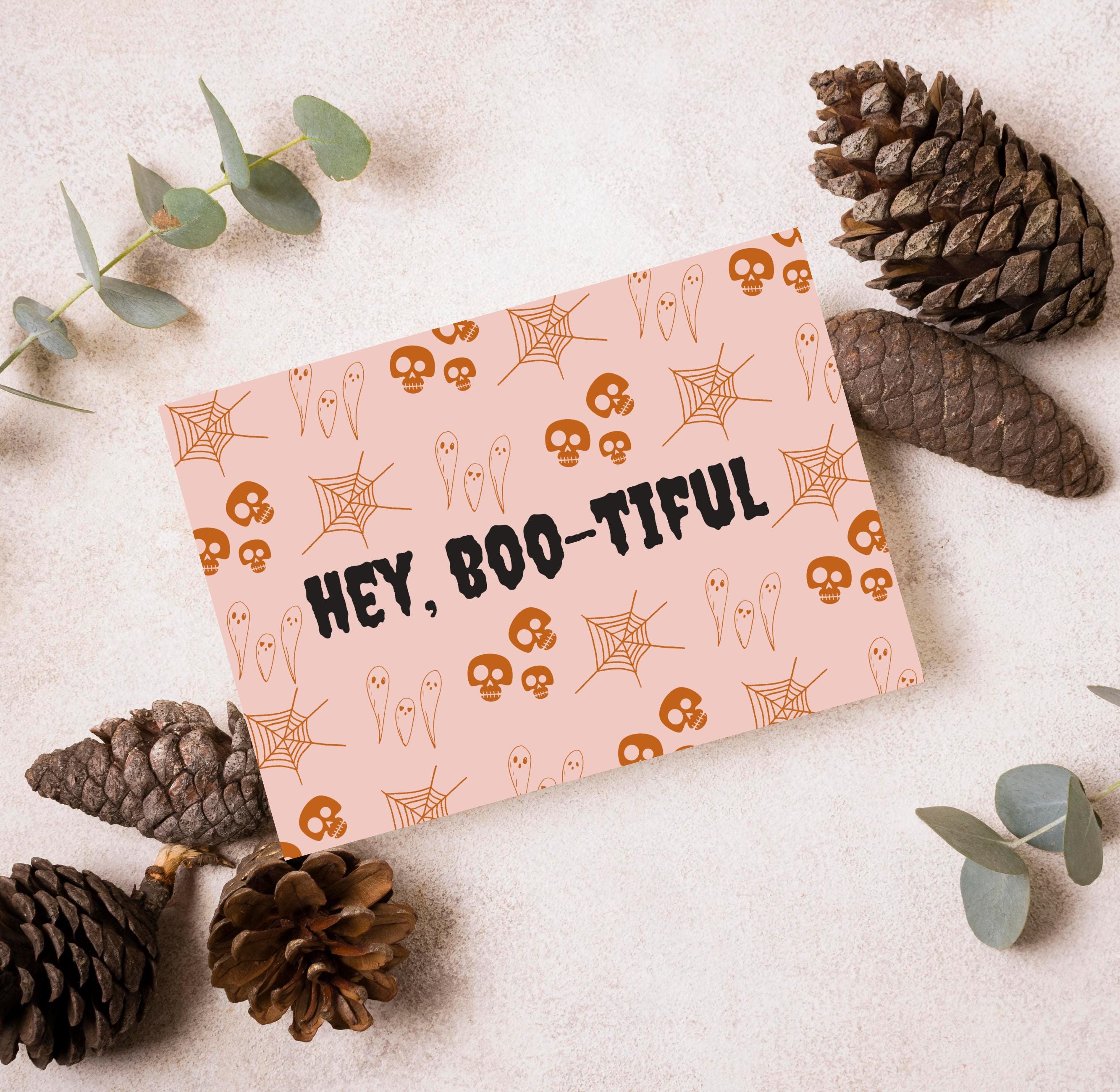 Halloween Thank You Card Template, Editable Spooky Business Insert ...