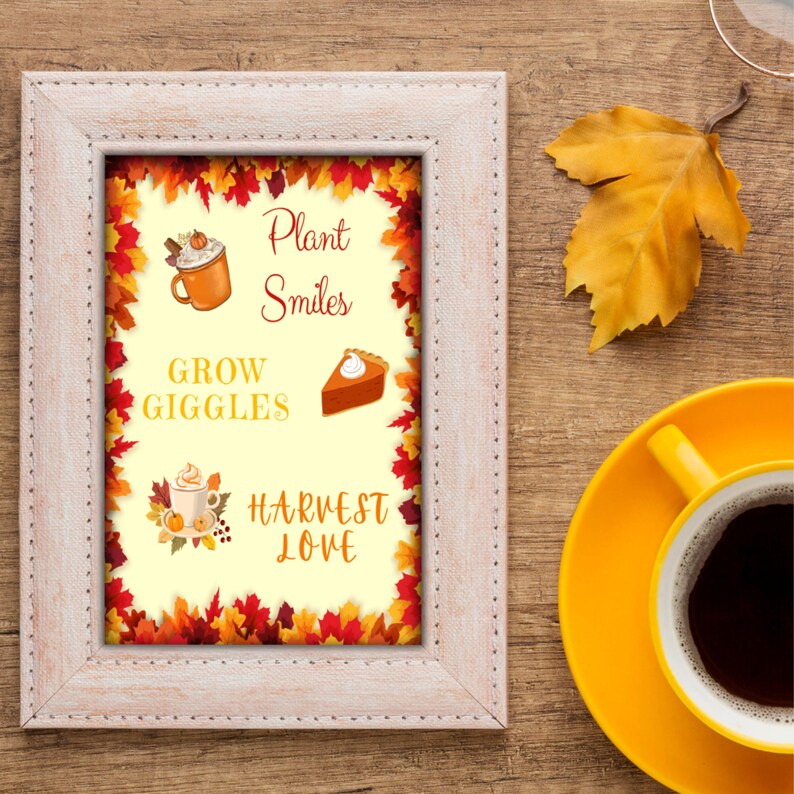 Fall Kitchen Decor-printable Wall Art-fall Color Tree - Etsy