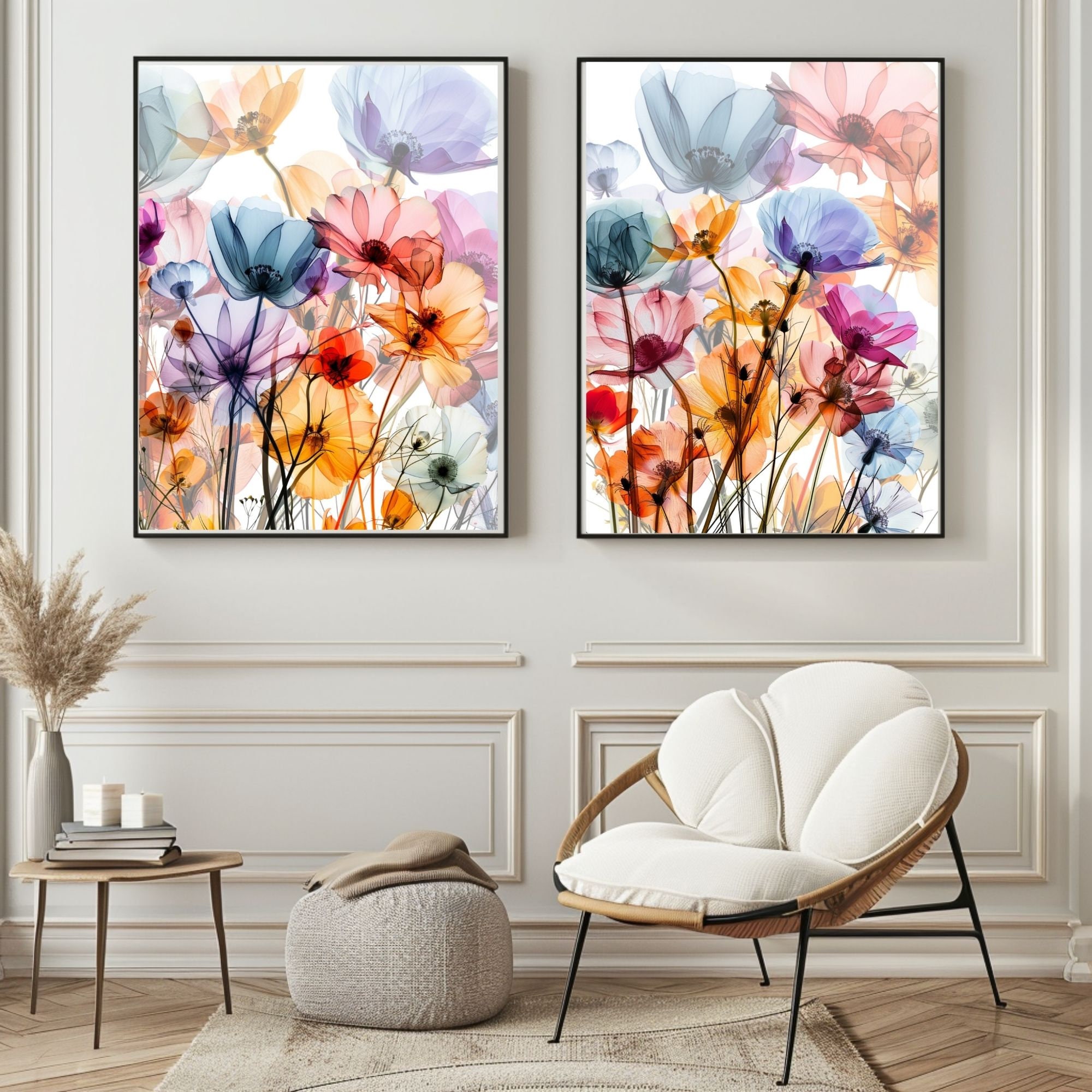 Downloadable Wildflower Prints Floral Wall Decor - Etsy