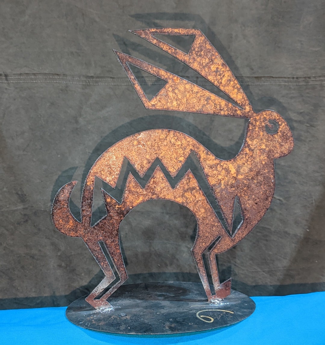 Mimbres Style Rabbit SVG DXF - Etsy