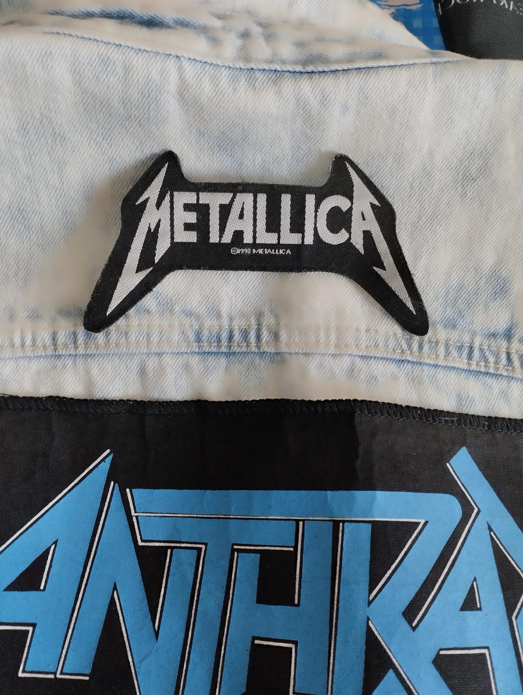 Metallica 1993, Laser Cut Sew on Patch Vintage 90s Metallica 1993 ...