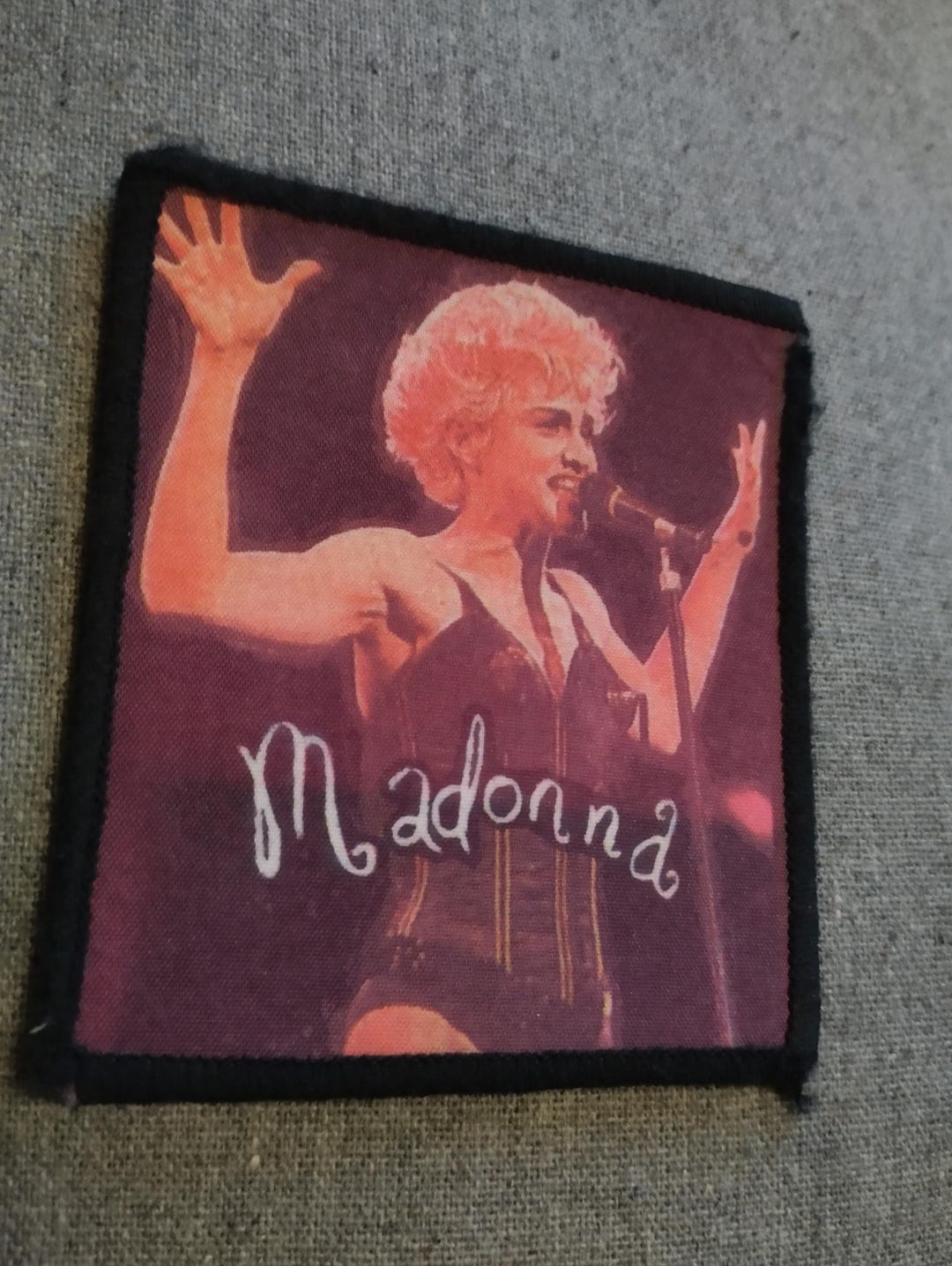 Madonna,who's That Girl Vintage 80S, Used Sew on Patch, Amazing Gift ...