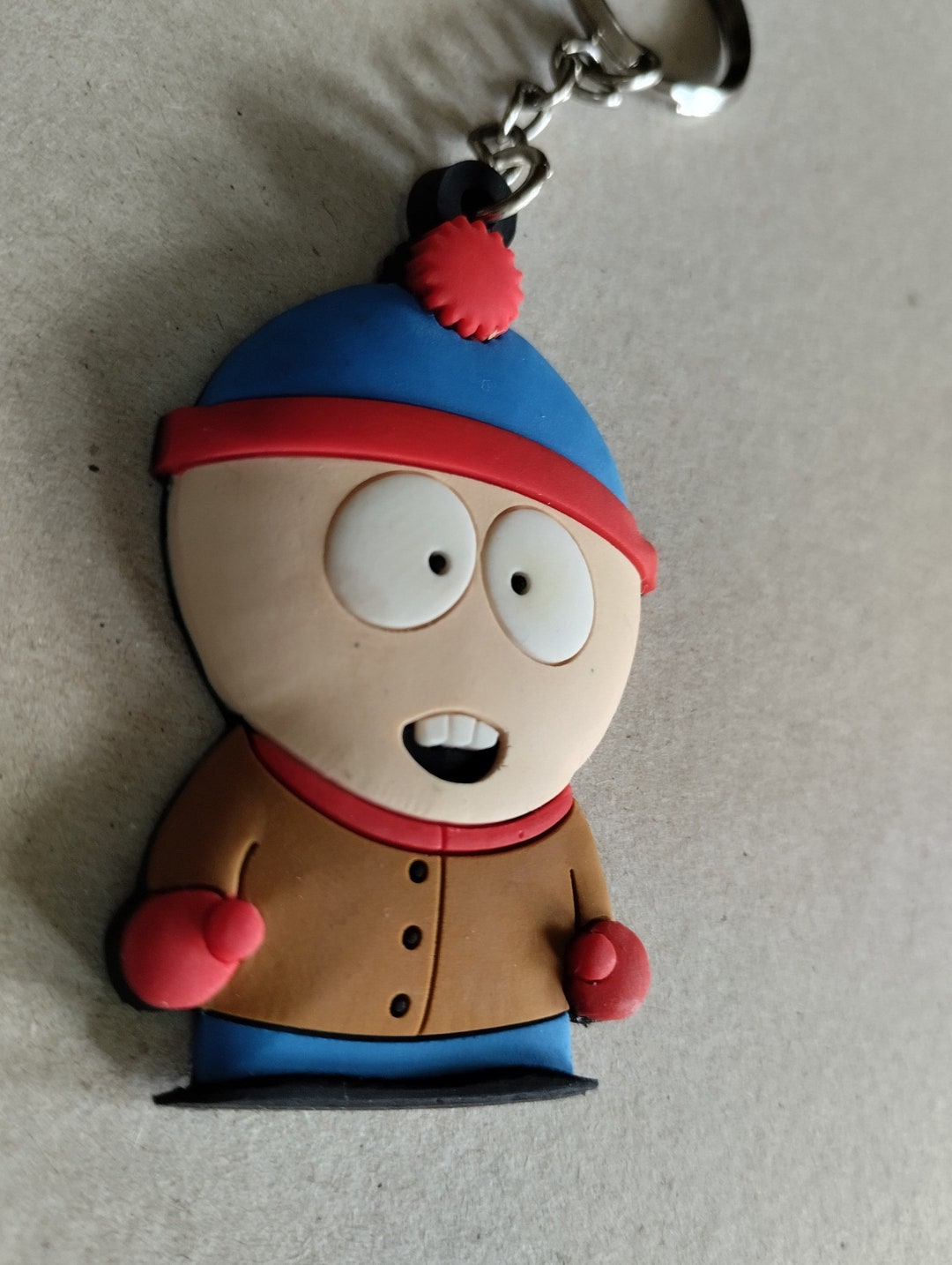 South Park Stan Marsh Rubber Key Ring, Vintage 2000, Original Official Vintage Comedy Central TM ...