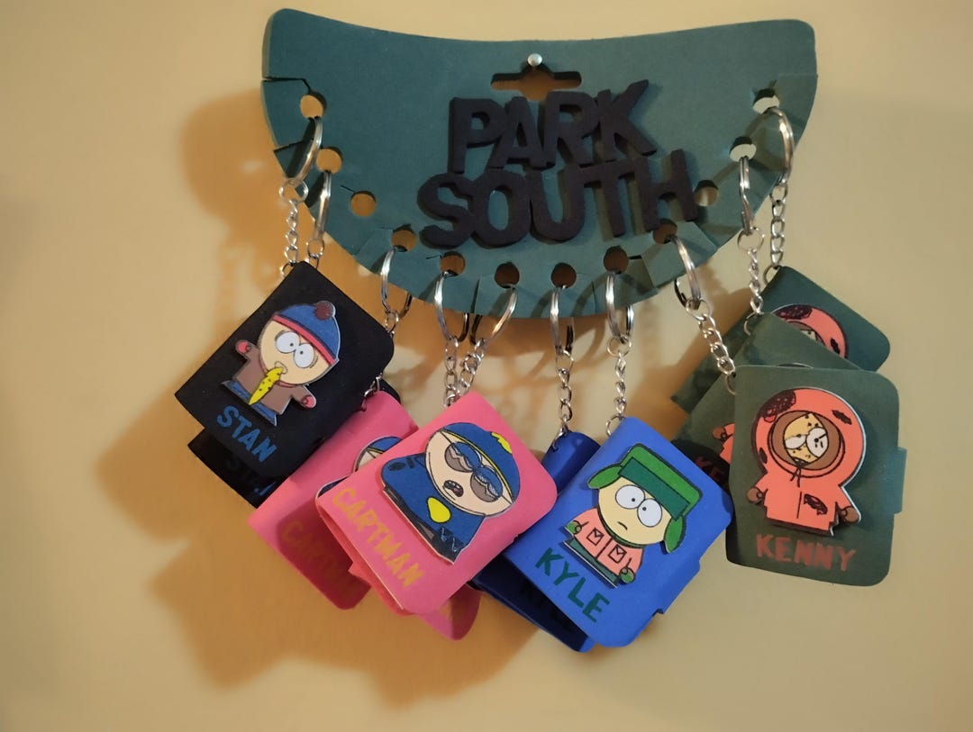 South Park 1999, Small Keychain Notepad, Kyle, Eric, Cartman, Kenny ...