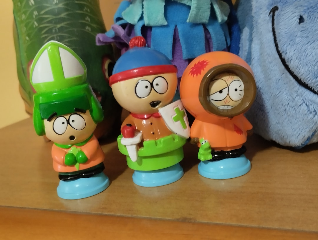 South Park 2001 Lot of 3 Character, Special Price, Kenny, Stan and Kyle ...