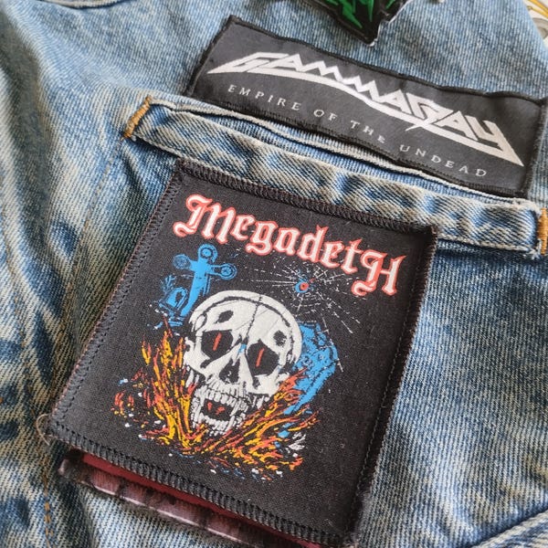 Megadeth Patch 80s - Etsy