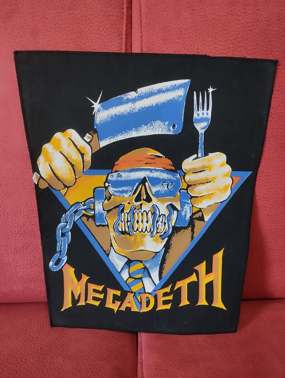 Megadeth Vintage 80S Backpatch Iron on Print, for True Collectors of ...