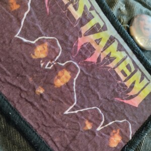 Testament Vintage 90s, Used Sew on Patch, Thrash Metal Patch for Your ...