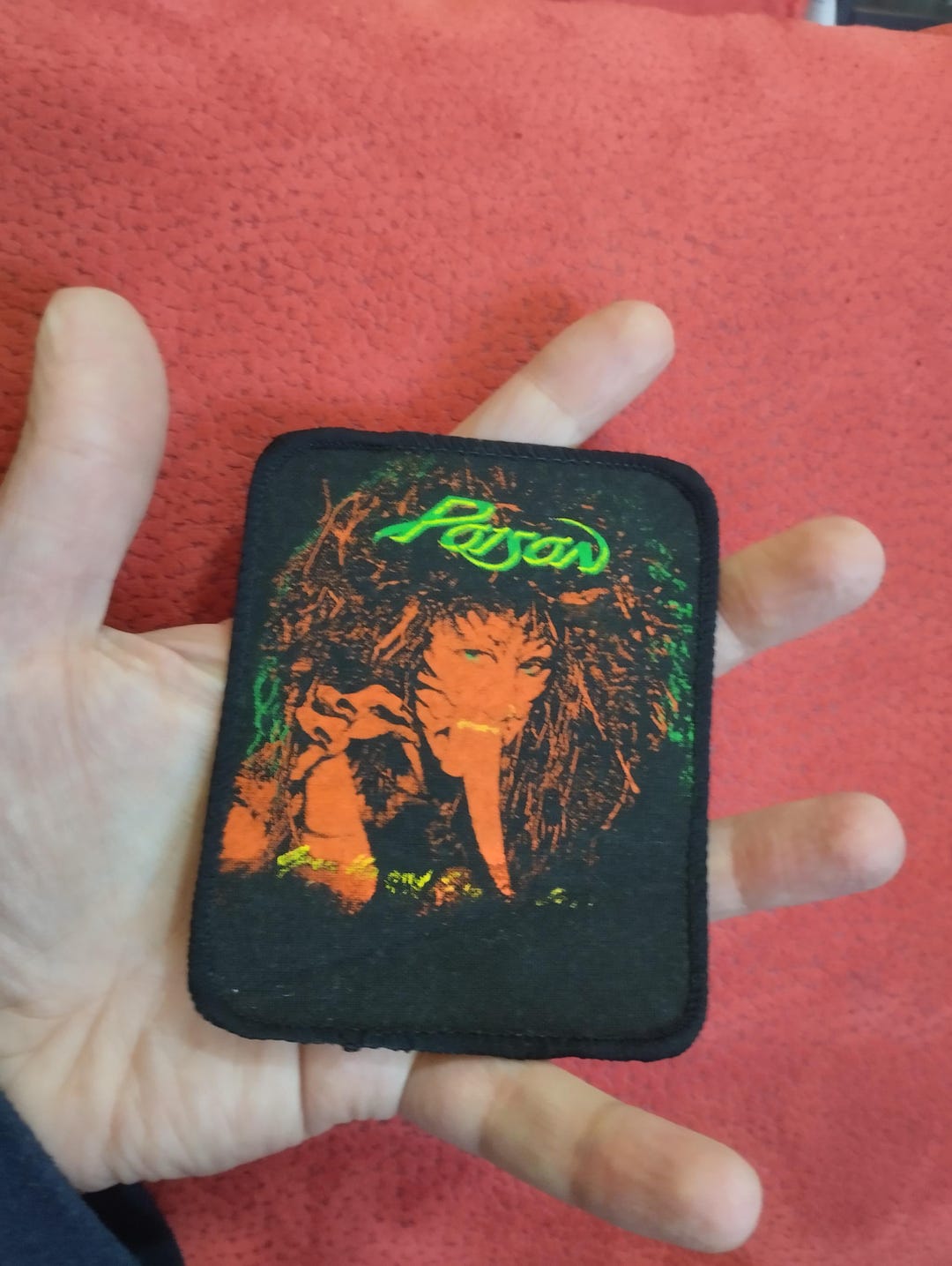 Poison Open up and Say...ahhh! Genuine Vintage 80s Sew on Patch, Old ...