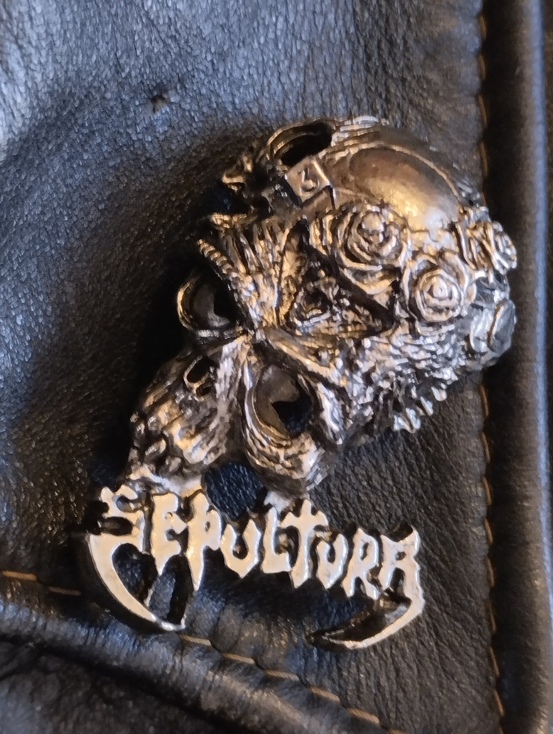 Sepultura Beneath the Remains, Cast Metal Pin Vintage 90s, Dedstock ...