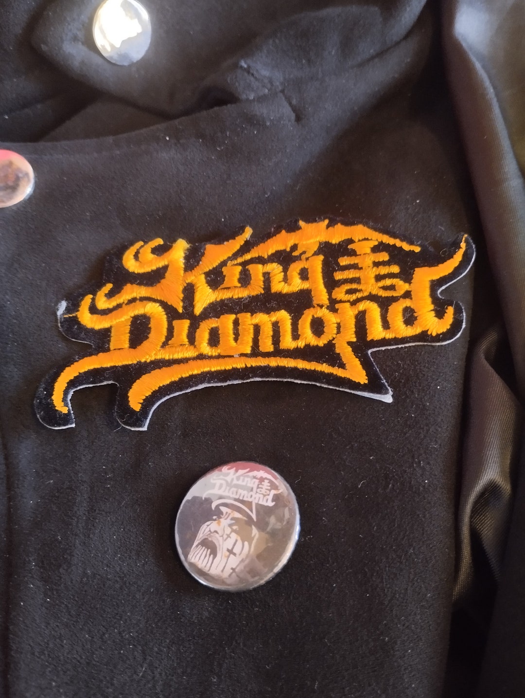 King Diamond Vintage Patch 90s, Pin Abigail II Vintage 2000, Lot of 2 ...