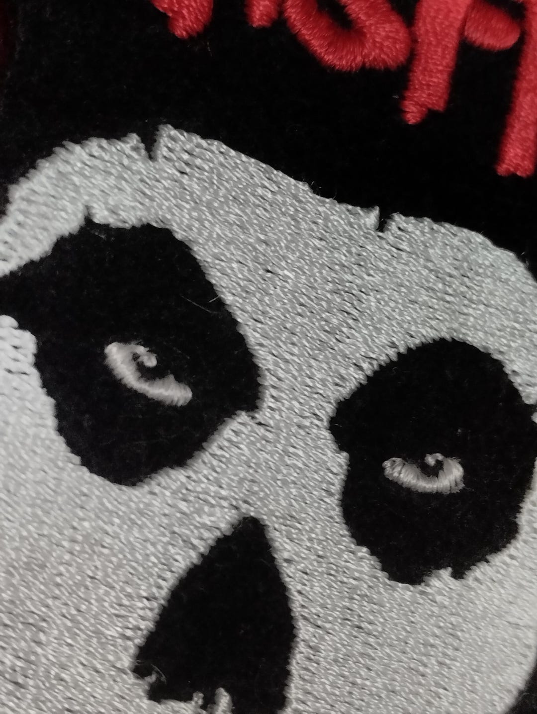Misfits, Vintage 90s Sew On, Iron on Patch Embroidered on Velvet, Old ...