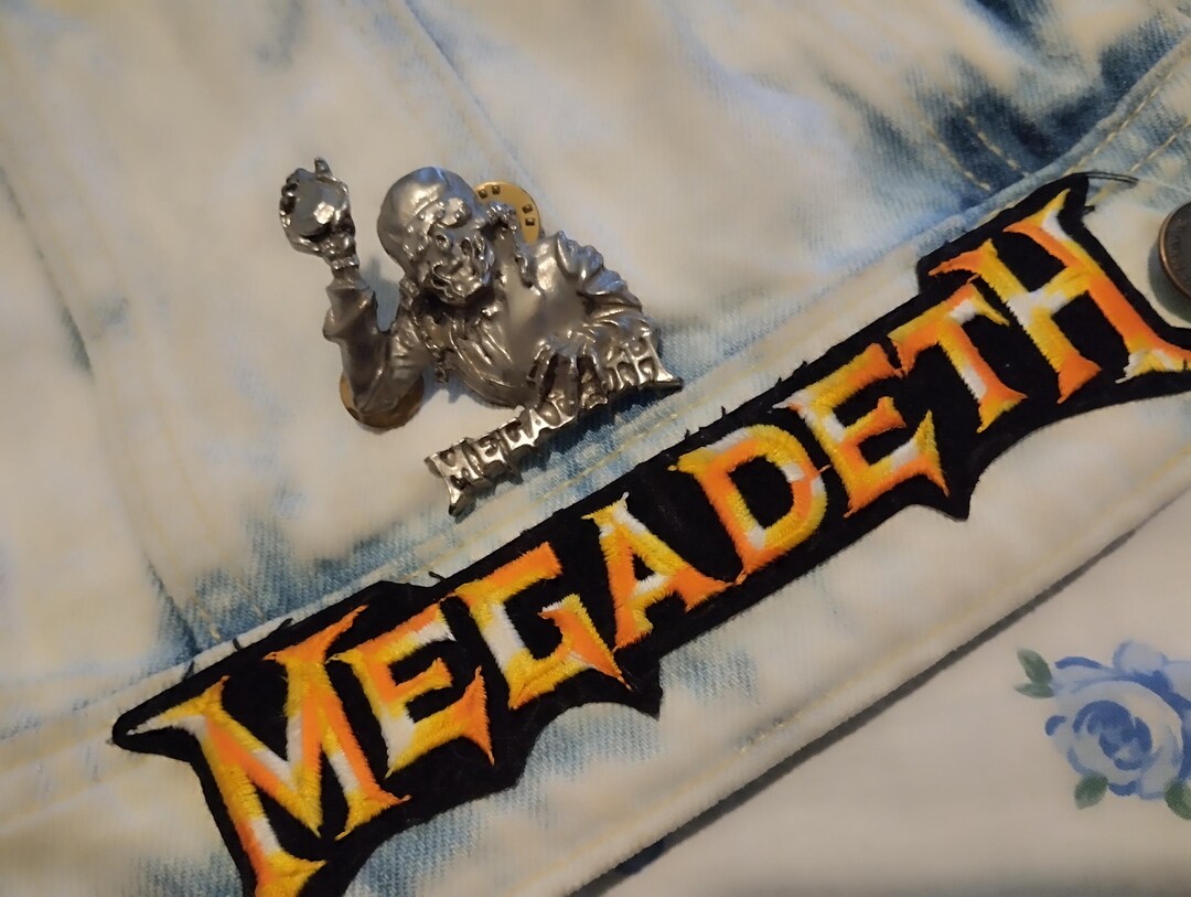 Megadeth, Rust in Peace Cast Metal Pin Vintage 90s, Amazing Gift for ...