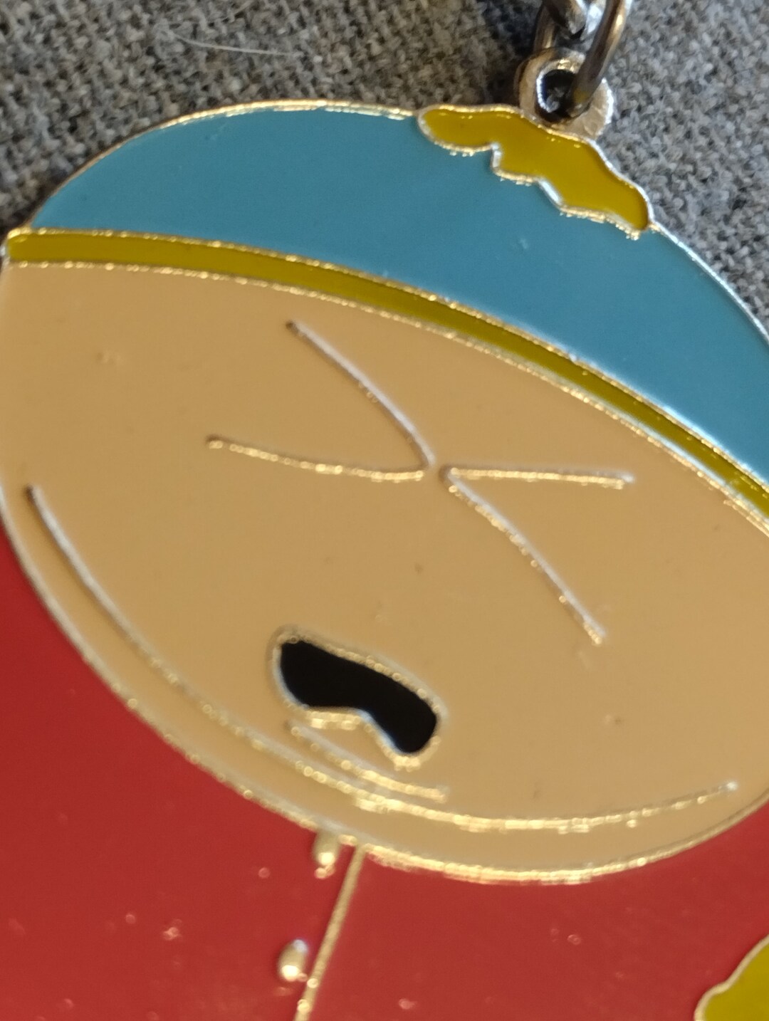 South Park 2000 Eric Cartman Vintage Enamel Keychain, Original Official ...