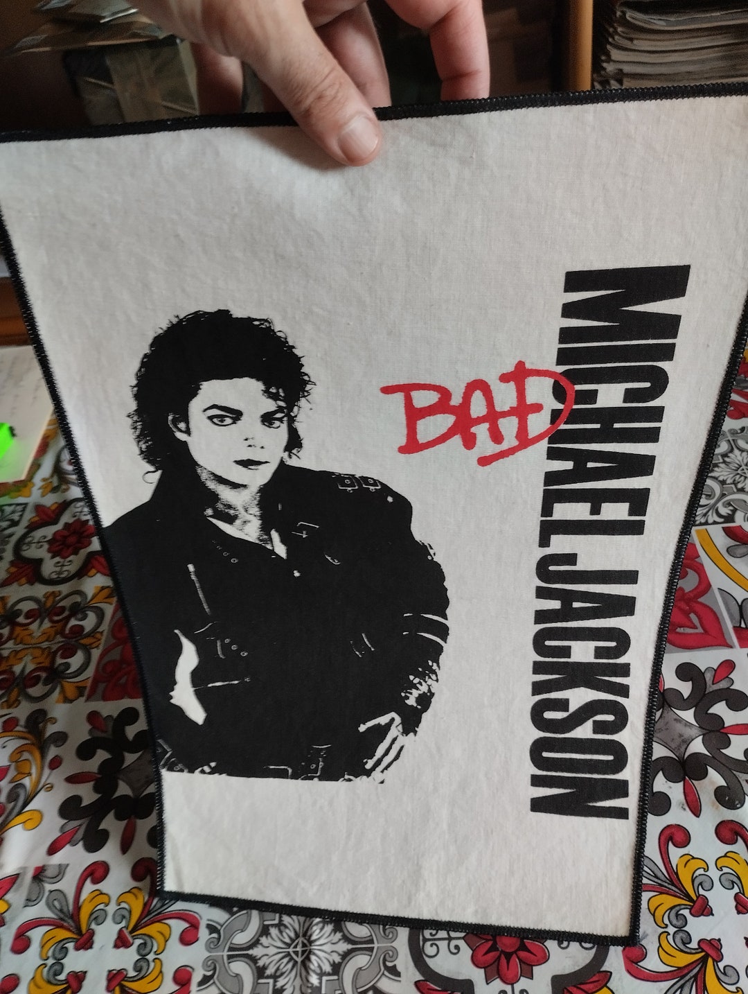 Michael Jackson Bad, 80S Vintage Back Patch, Sew on Patch, for Your ...